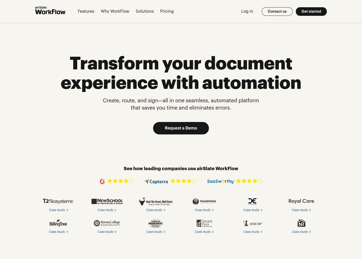 AirSlate Review, Pricing, Features, Pros & Cons