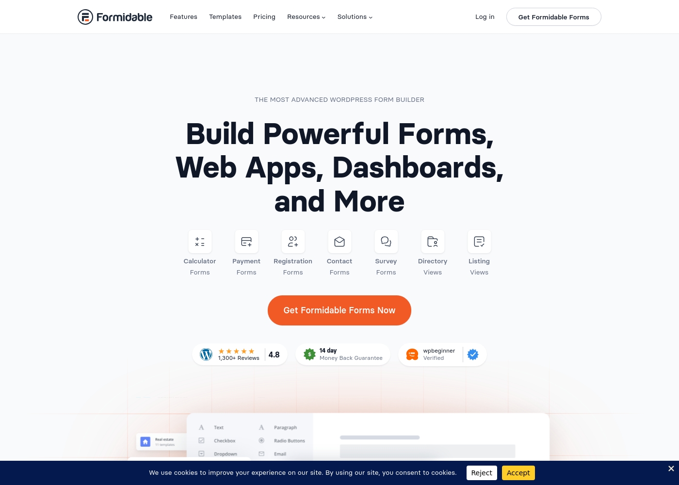 Formidable Forms review, pricing, features, pros & cons