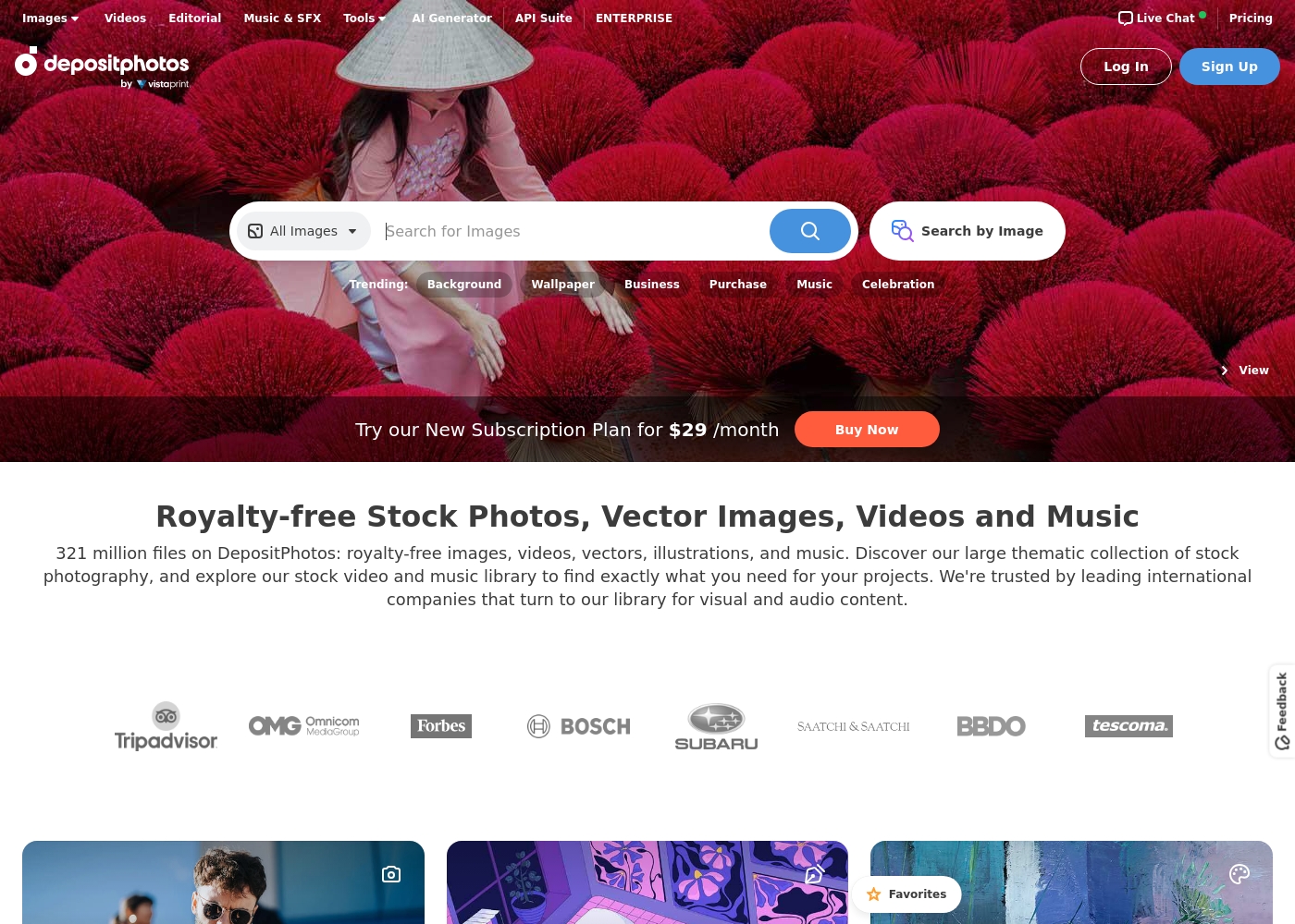 Análise do Depositphotos, Preços, Funcionalidades com Prós & Contras
