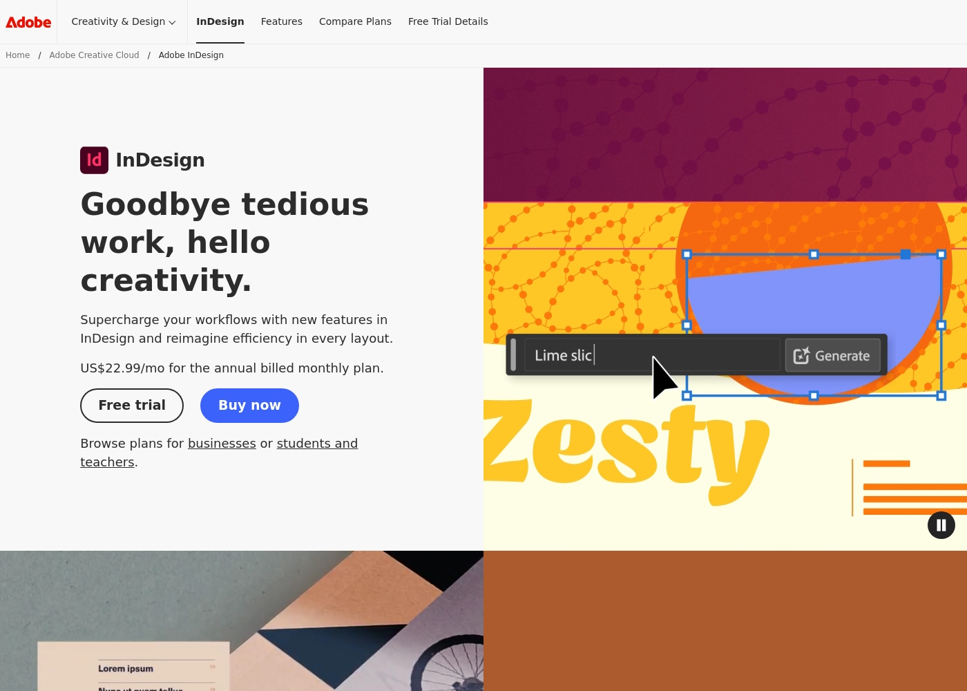Adobe InDesign Recensione, Prezzi, Funzionalità con Pro e Contro