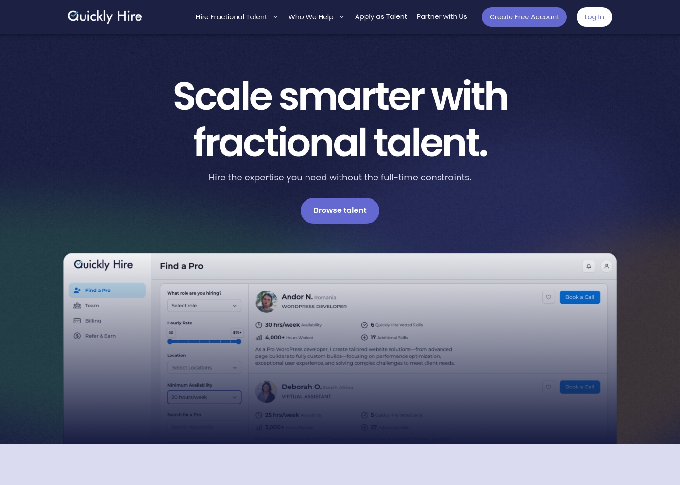 Quickly Hire Review, Pricing, Features, Pros & Cons