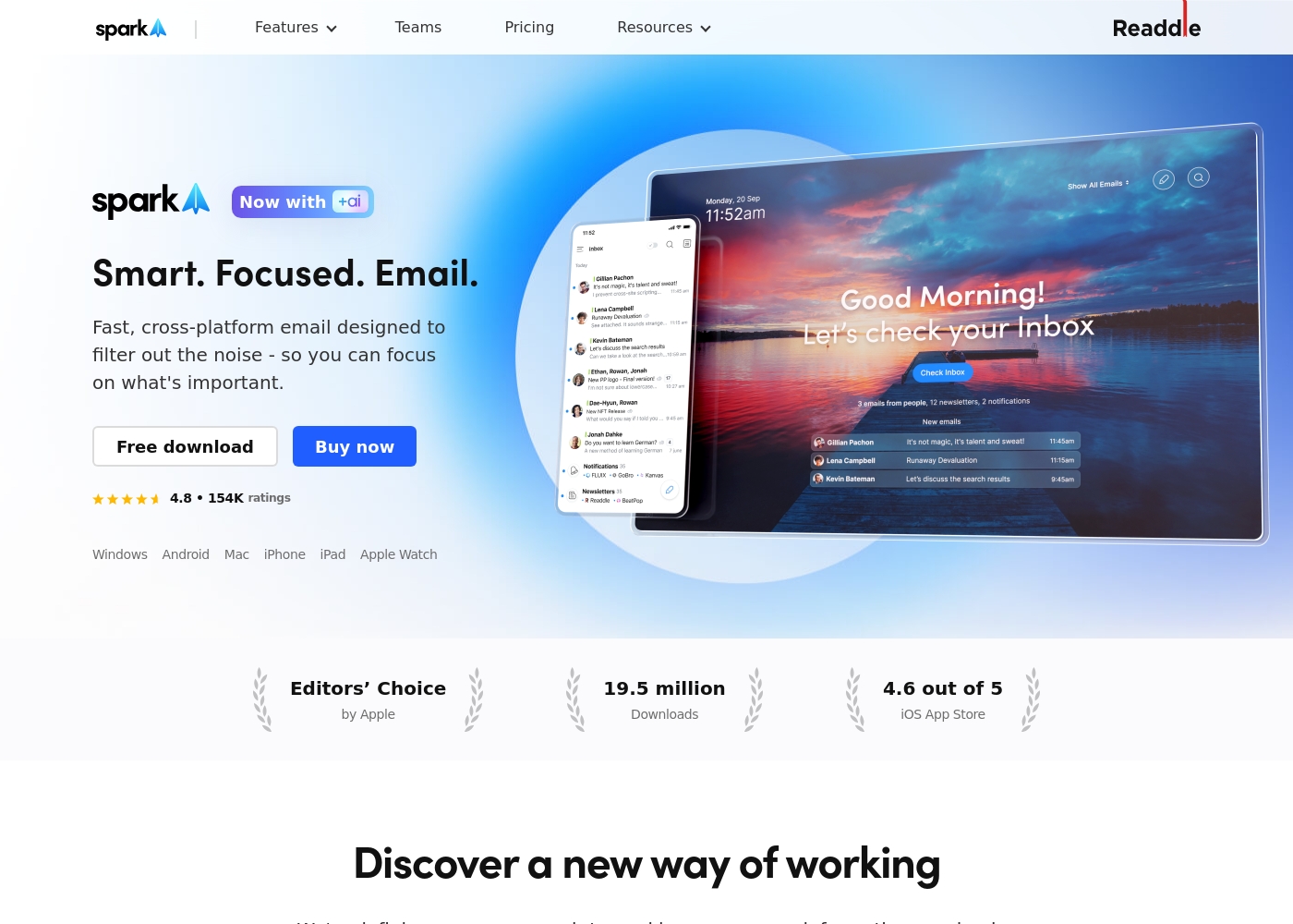Spark Mailのレビュー、料金、機能とメリット・デメリット