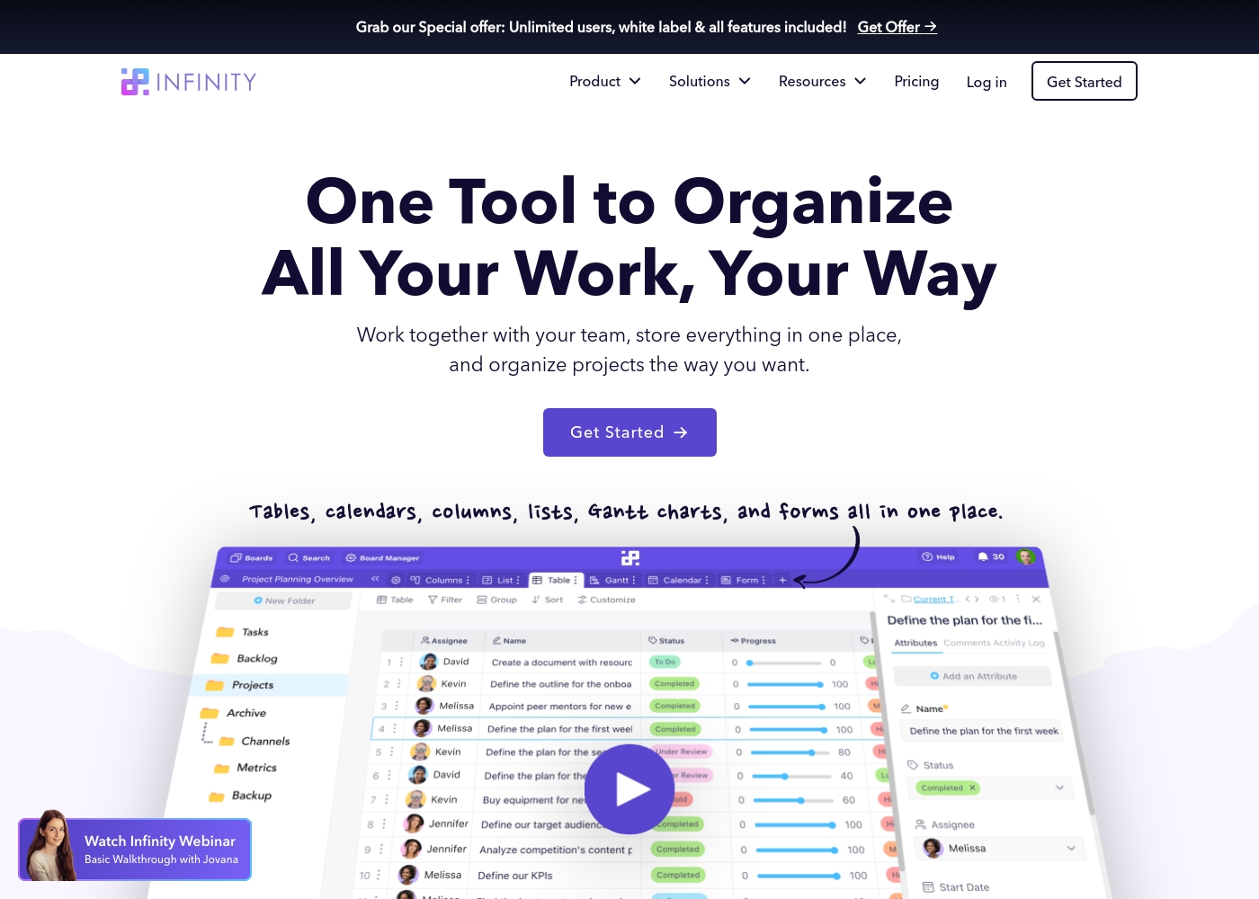 Infinity 评测、定价、功能及优缺点
