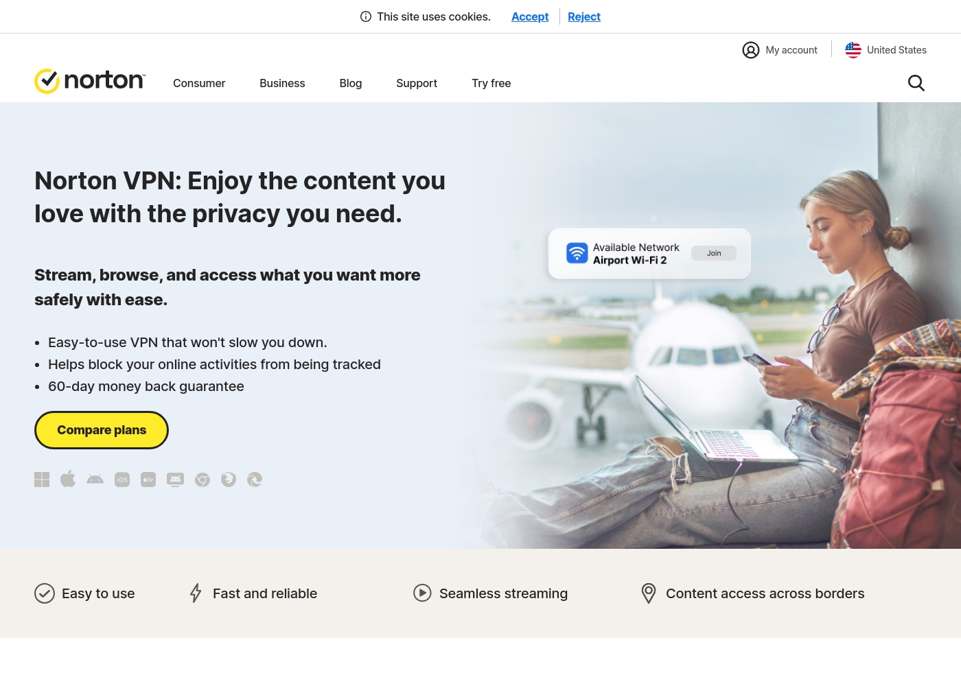 Norton VPN 测评、价格、功能及优缺点