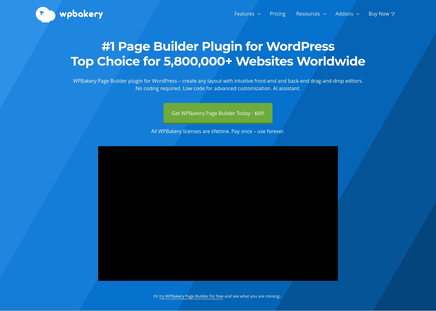 WPBakery Review, Pricing, Features, Pros & Cons