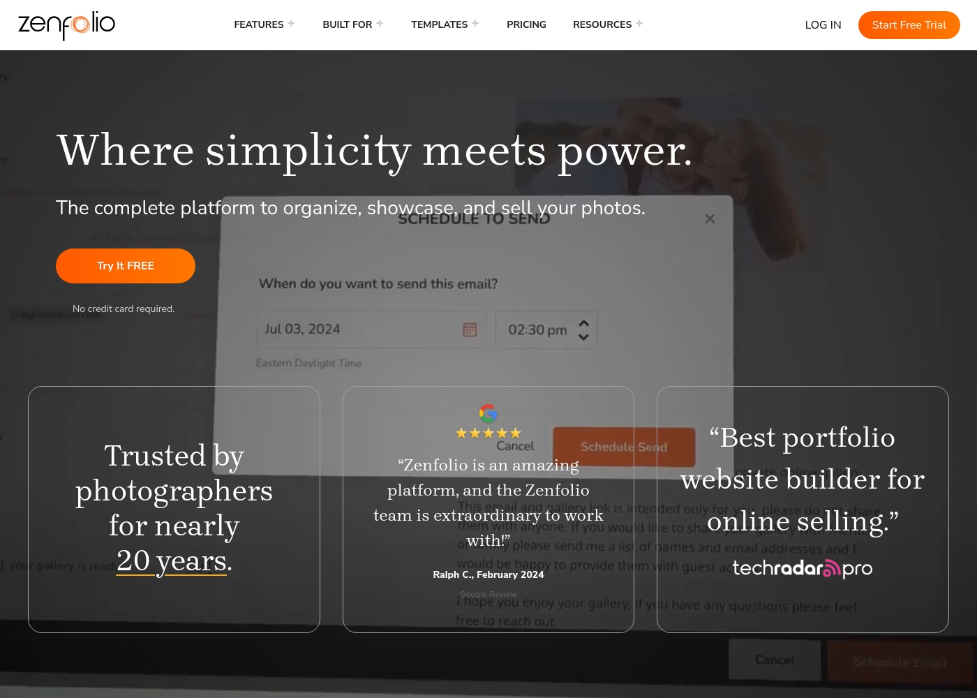 Zenfolio Review, Pricing, Features, Pros & Cons