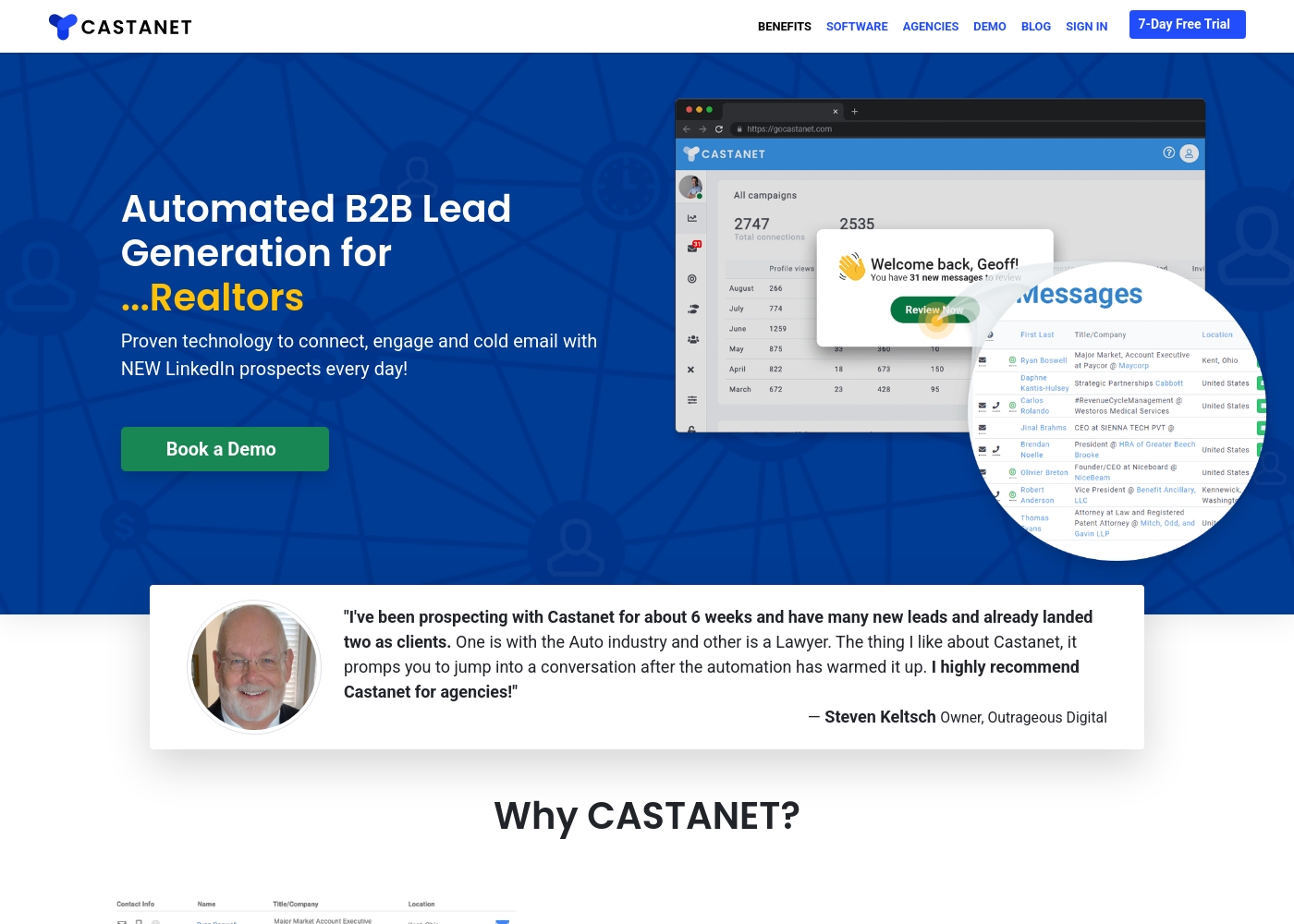 CASTANET Review, Pricing, Features, Pros & Cons