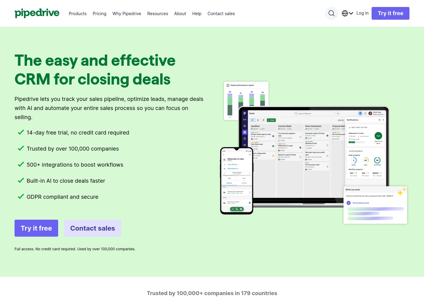 Pipedrive Review, Pricing, Features, Pros & Cons