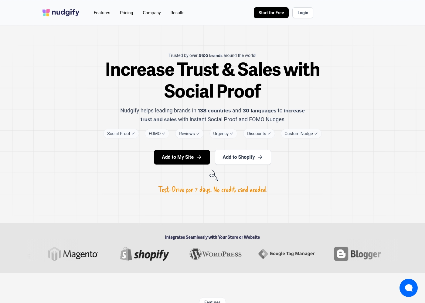 Nudgify Review, Pricing, Features, Pros & Cons