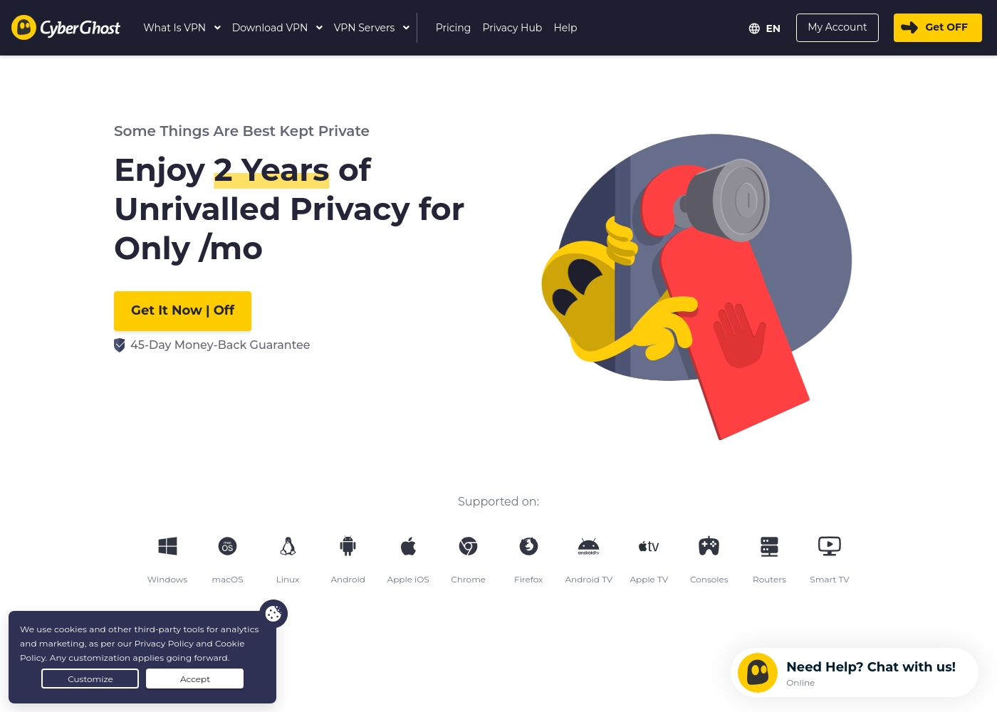 CyberGhost Review, Pricing, Features, Pros & Cons