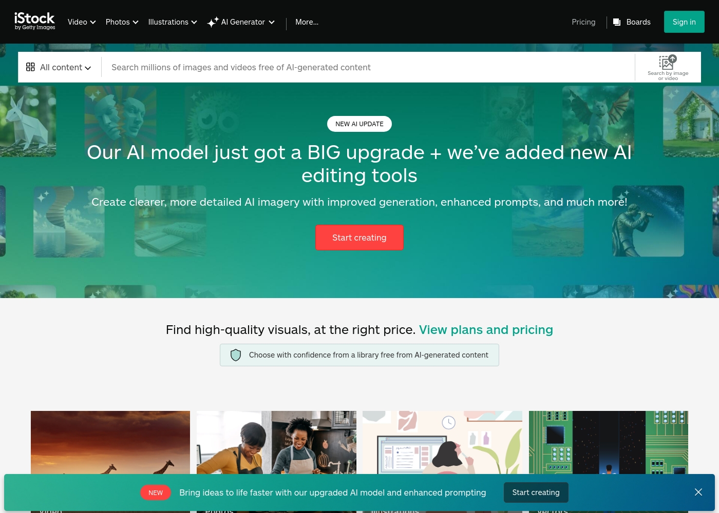 Reseña de iStock, Precios, Funciones con Pros y Contras